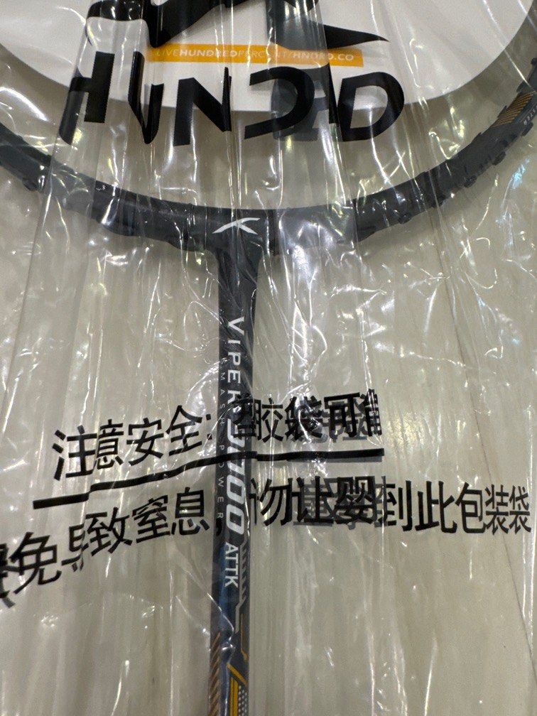 Hundred badminton racquet viper 9000, Sports Equipment, Sports & Games ...