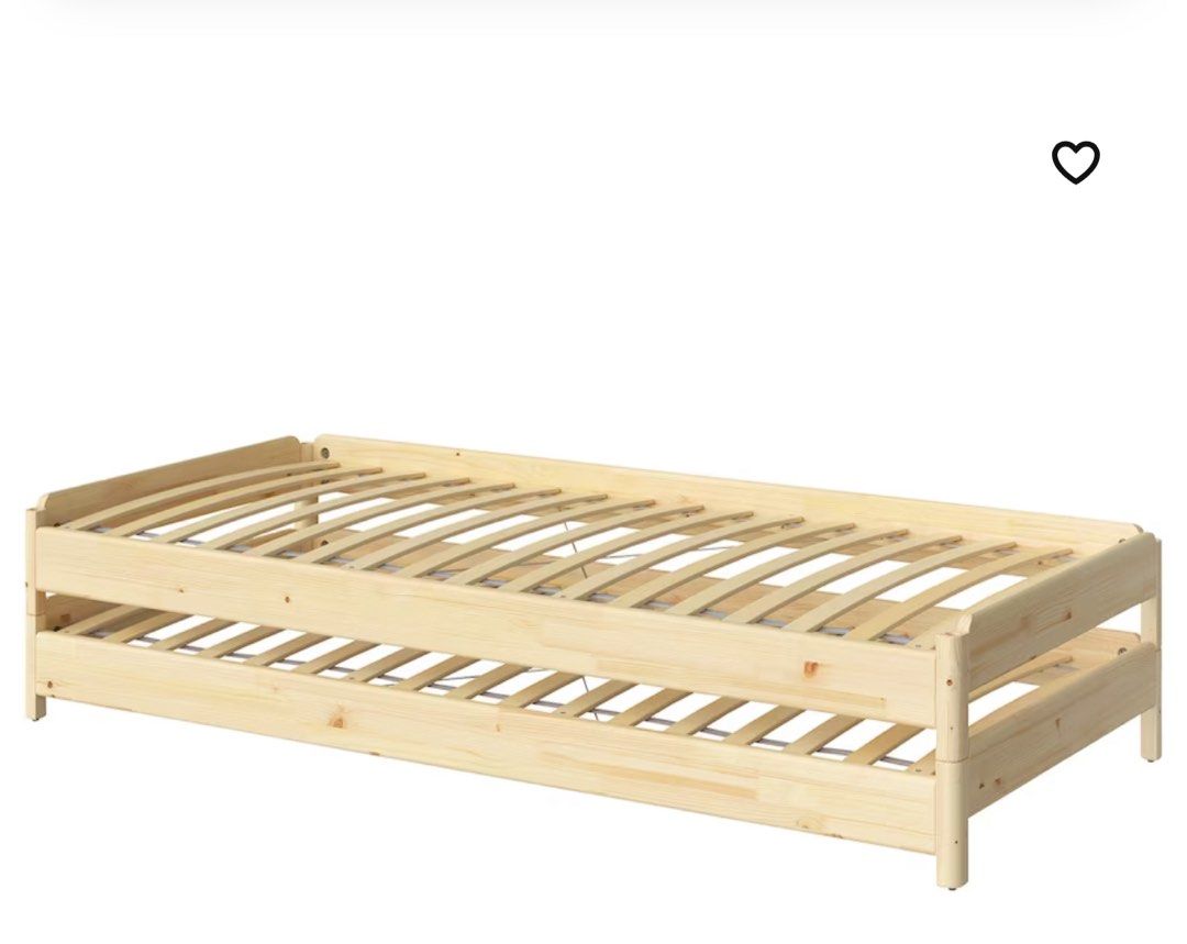IKEA Utaker Stackable beds 80 X 200cm (frame only), Furniture & Home ...