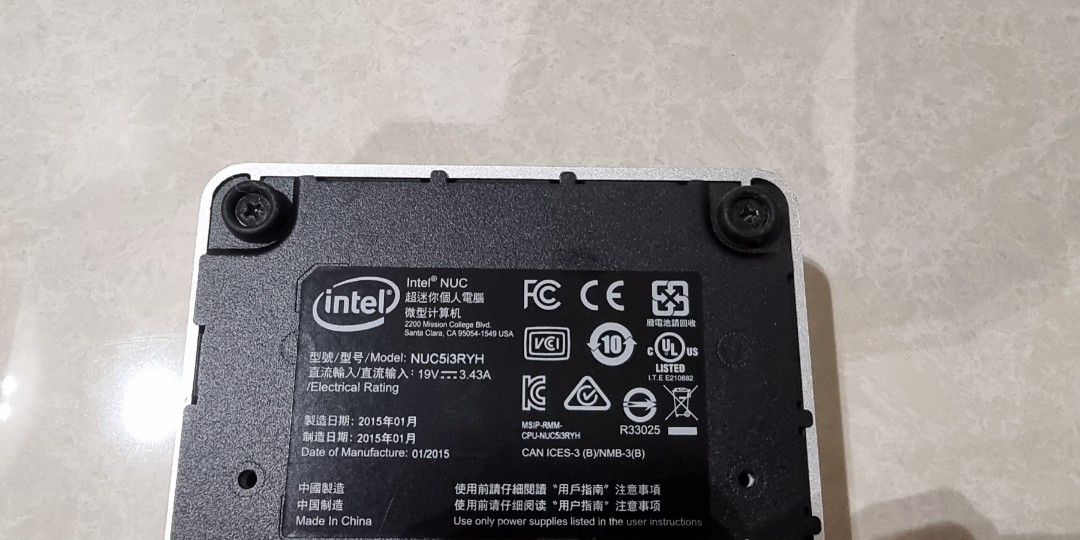 Intel NUC5i3RYH Mini PC, Computers & Tech, Desktops on Carousell