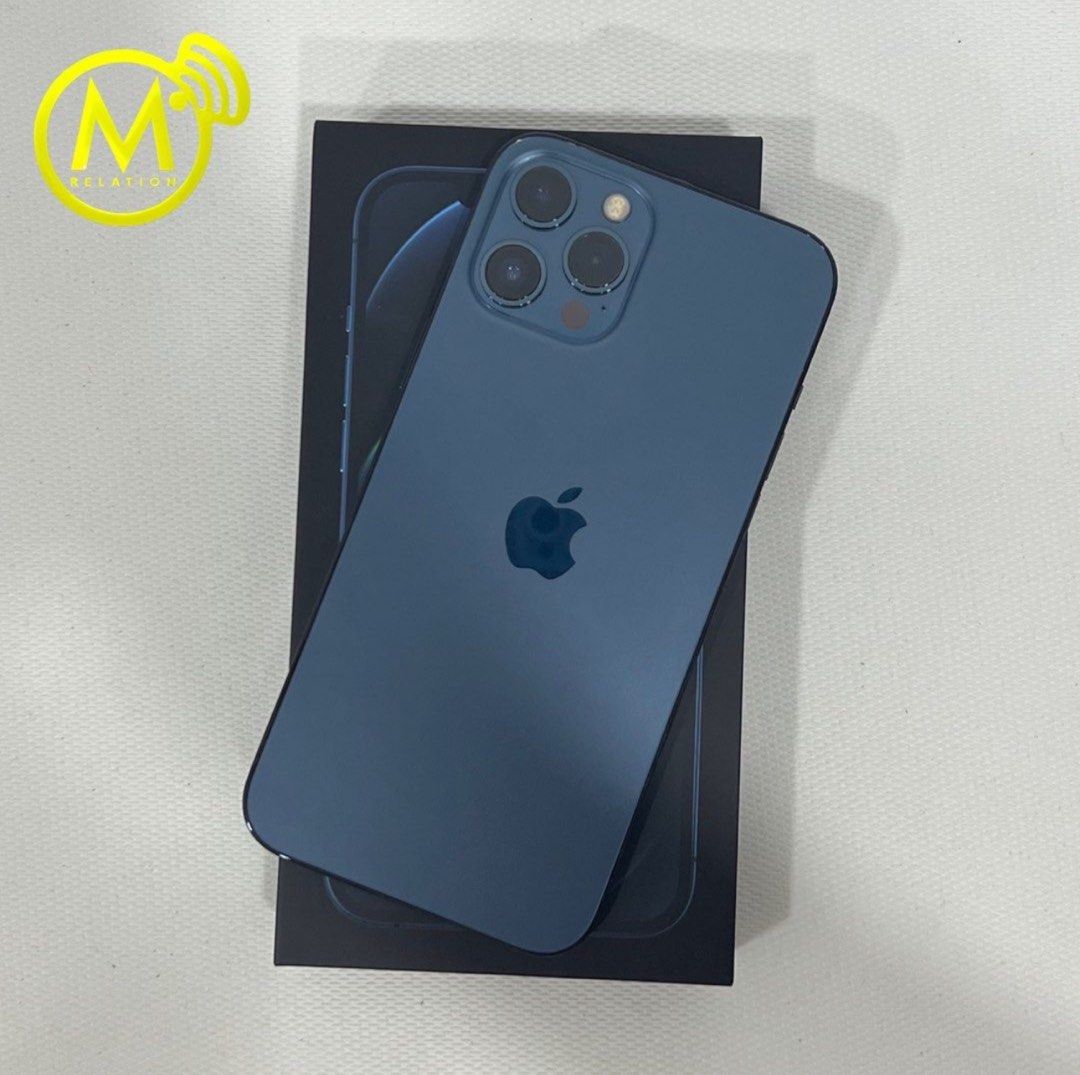 iPhone 12 Pro Max Pacific Blue 256GB, Mobile Phones & Gadgets, Mobile ...