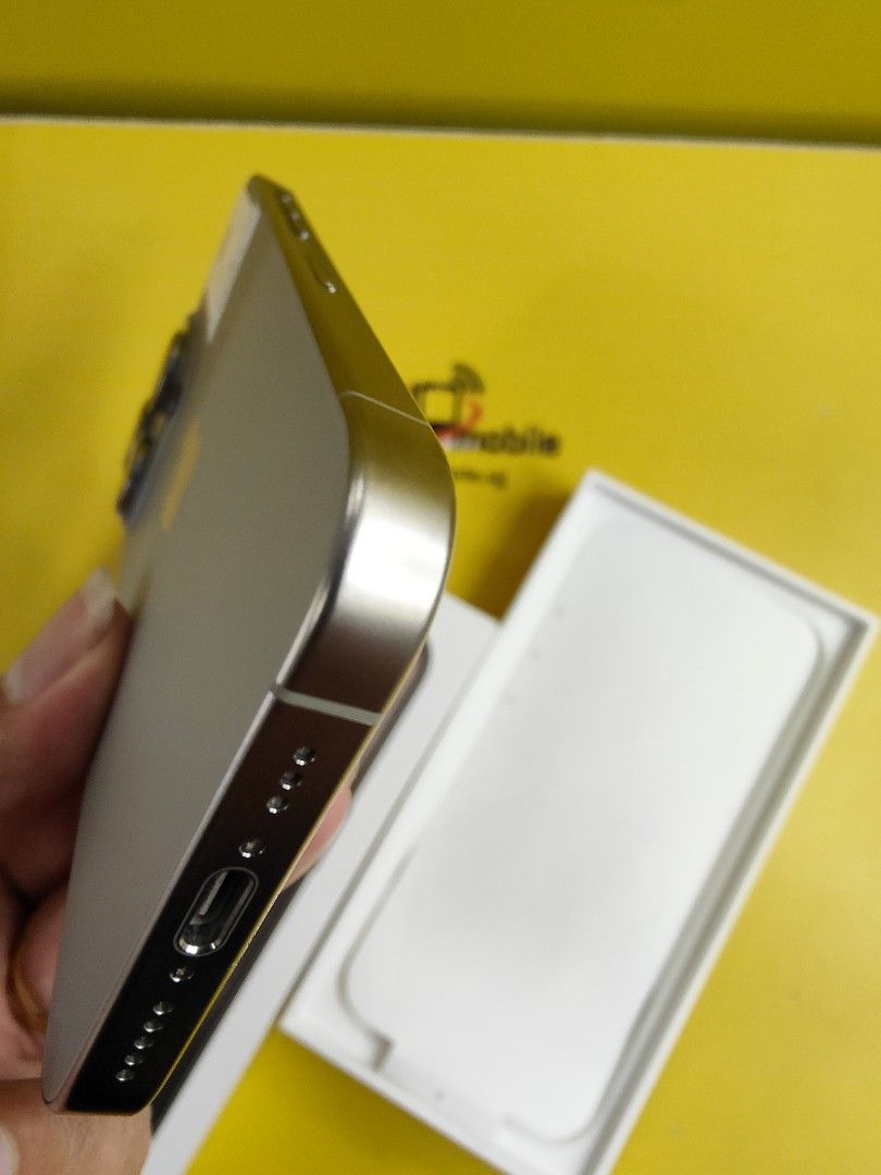 iPhone 15 Pro Natural Titanium 128GB, Mobile Phones & Gadgets, Mobile ...