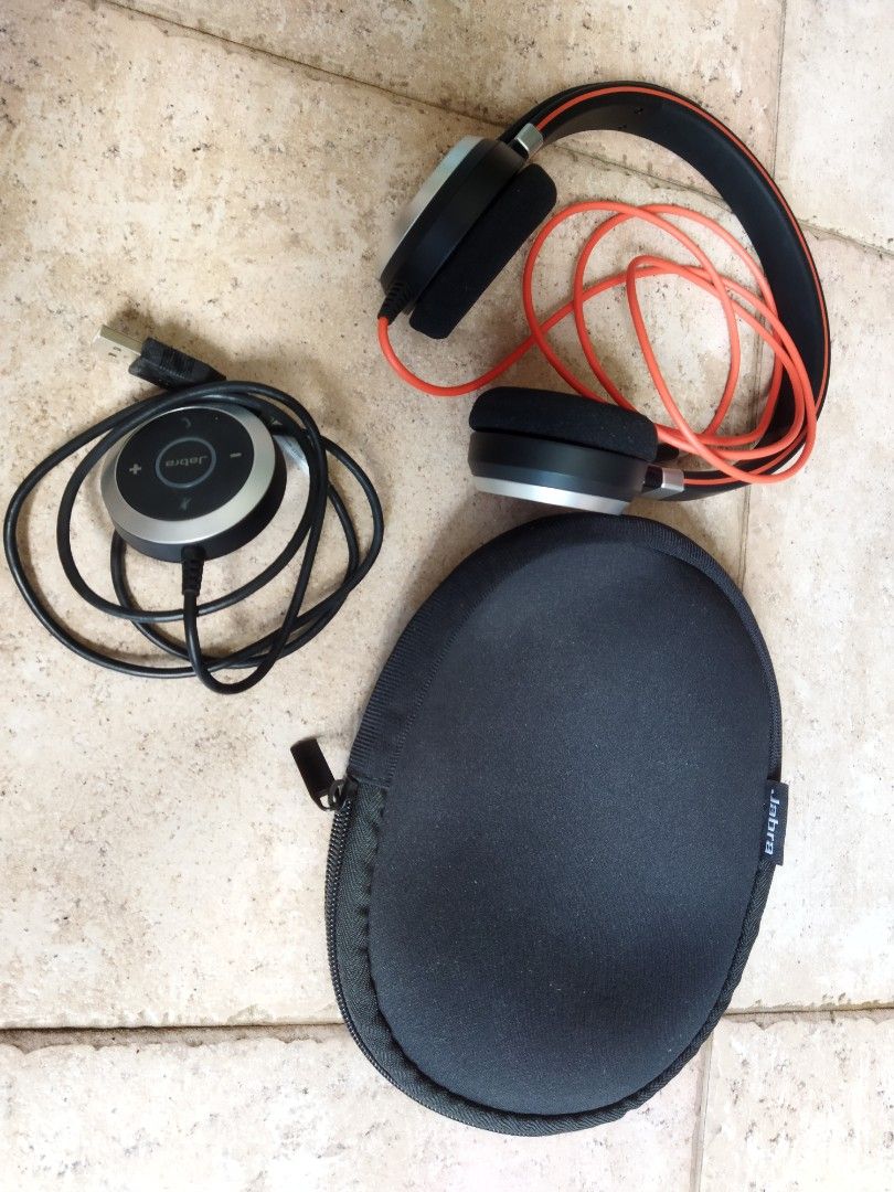 Jabra Evolve 40 Stereo USB/3.5mm Headset, Audio, Headphones & Headsets ...