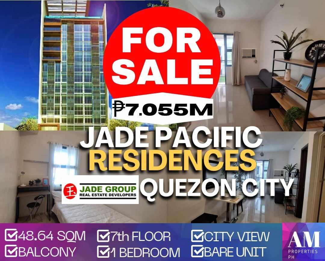 JADE PACIFIC RESIDENCES CUBAO QUEZON CITY 1 BR BALCONY FOR SALE ...