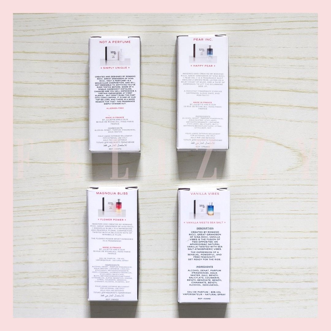 【JHAG】Vial Sample Perfume 1.7ml, Beauty & Personal Care, Fragrance ...