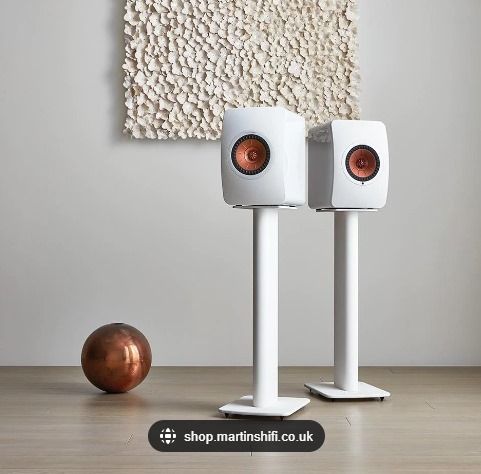 KEF LS50 Wireless, KEF KC62 Subwoofer and speaker stands, Audio ...