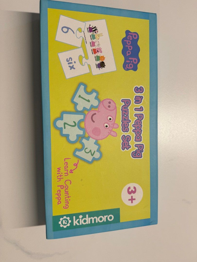 Kidmoro Peppa pig puzzle set, Babies & Kids, Infant Playtime on Carousell