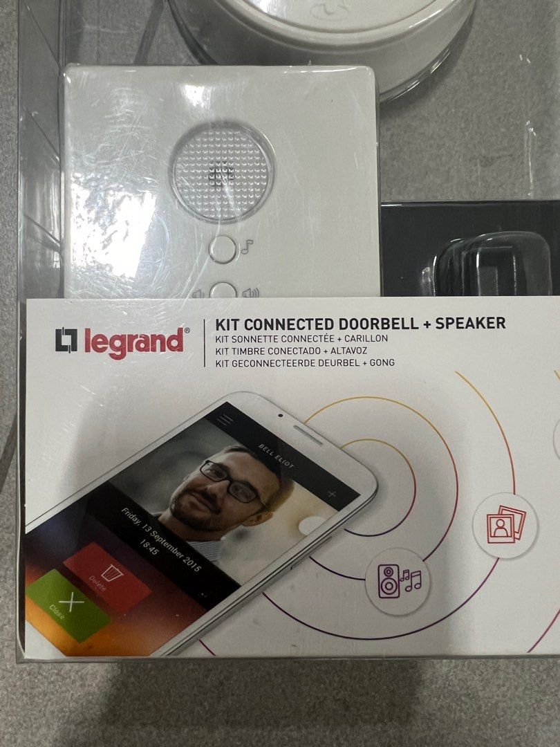 Legrand doorbell + speaker, Furniture & Home Living, Security & Locks, Peephole Viewers ...