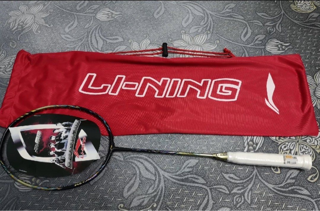 Li Ning Badminton Racket AXFORCE 100 Offensive Single Badminton Racket ...