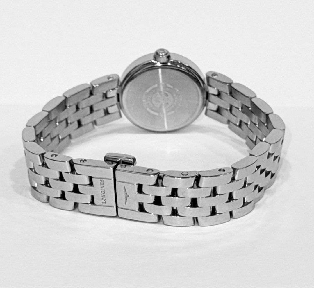 LONGINES DolceVita 25MM Black Dial Diamond Bezel Women's Watch (W0836 ...