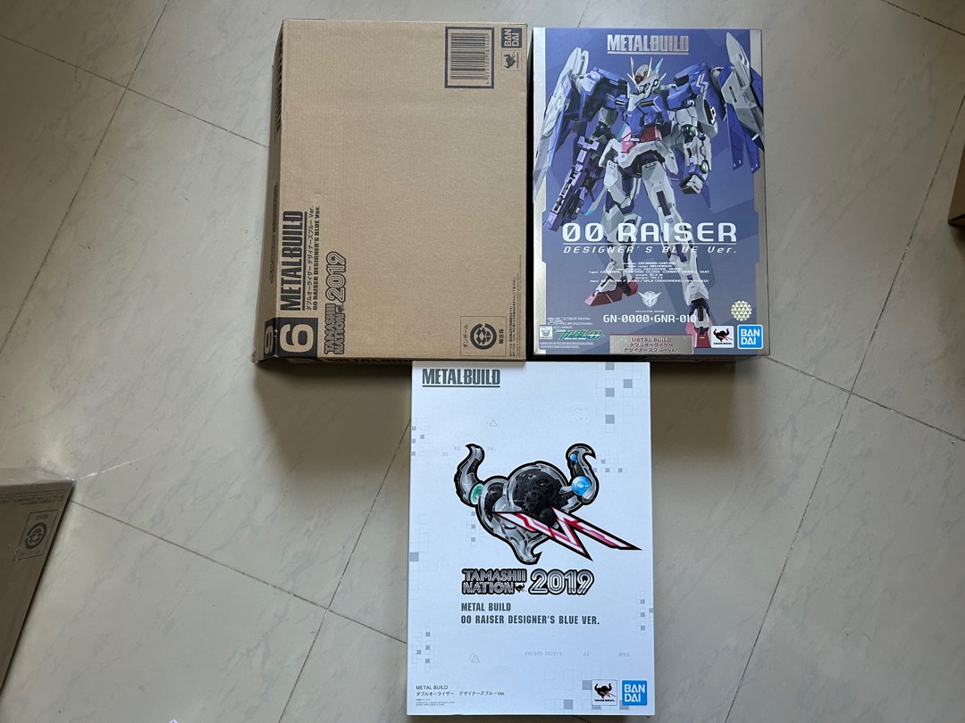 Metal Build MB Gundam 00 Rasier Designer’s Blue Ver 高達00 海老川配色, 興趣及遊戲 ...