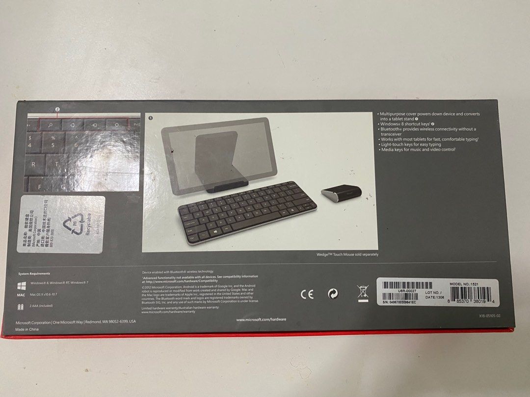 Microsoft Wedge Mobile Keyword, Computers & Tech, Parts & Accessories ...