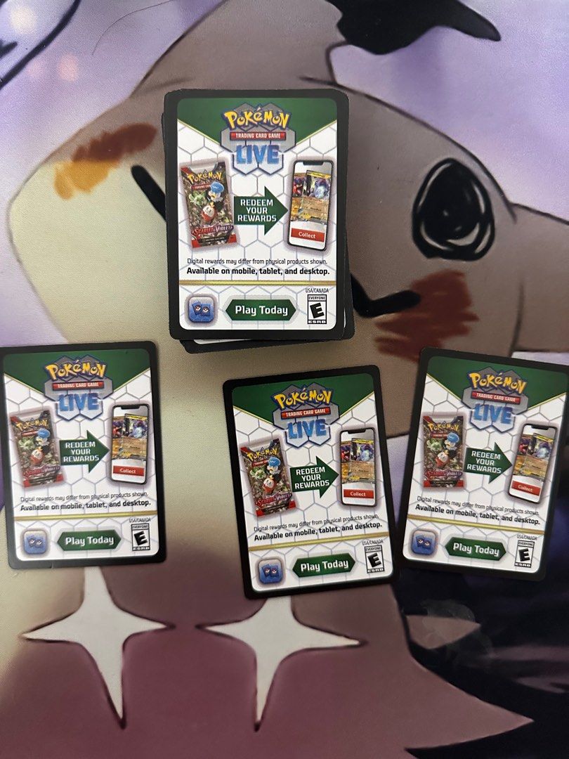 Mimikyu sleeves / code card / promo card, Hobbies & Toys, Toys & Games ...