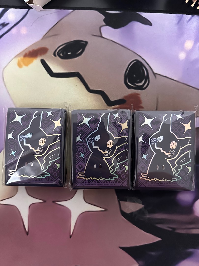 Mimikyu sleeves / code card / promo card, Hobbies & Toys, Toys & Games ...
