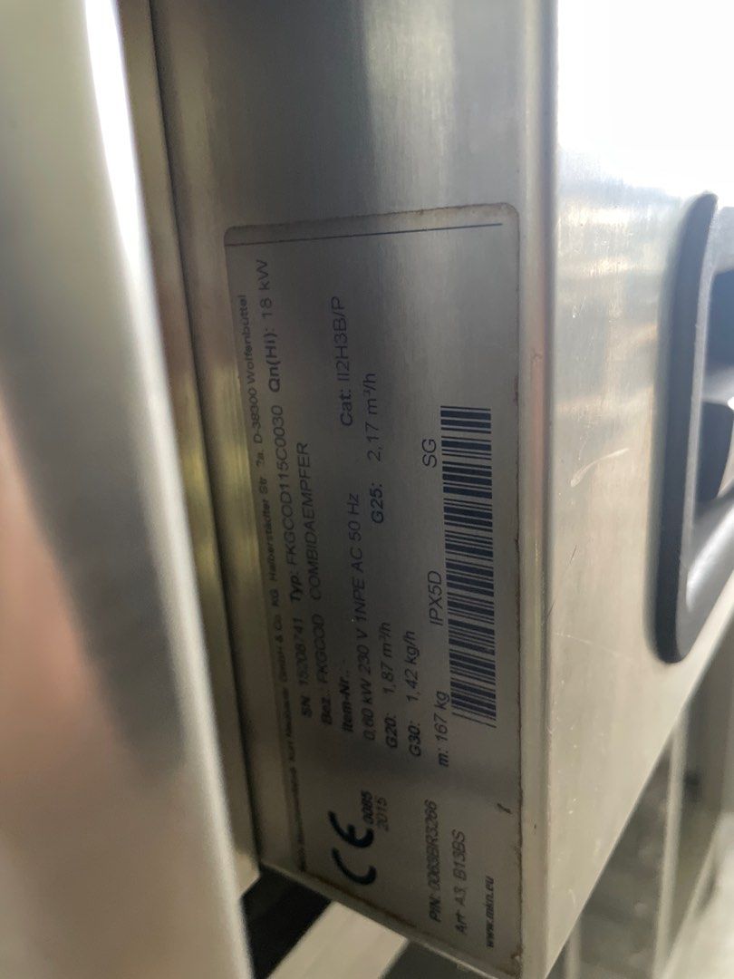 MKN 10 tray city gas combi oven / commercial combi oven / gas oven, TV ...