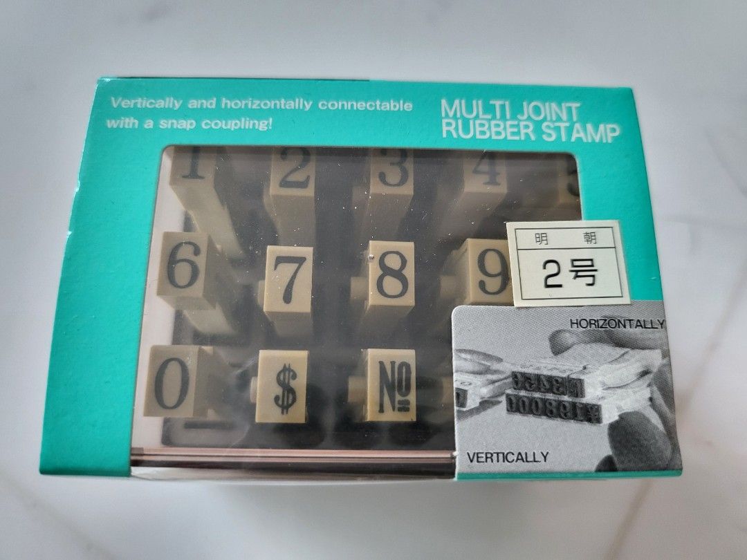 Multi Joint Rubber Stamp, Hobbies & Toys, Stationery & Craft ...