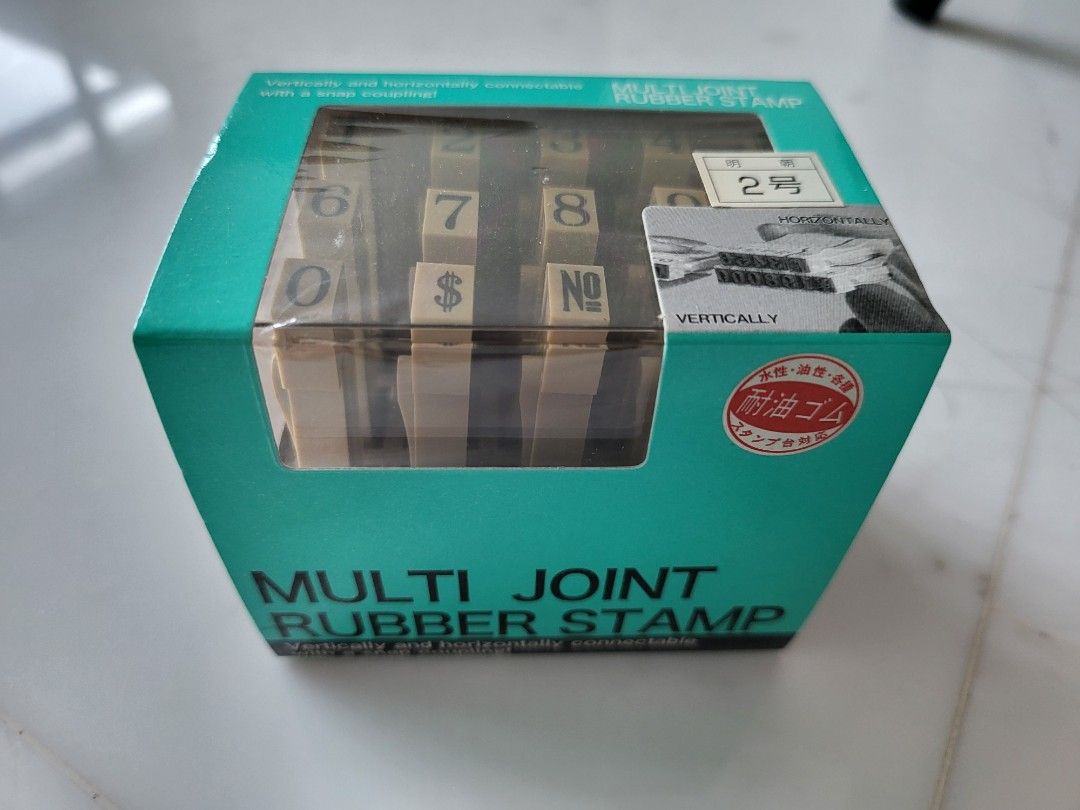 Multi Joint Rubber Stamp, Hobbies & Toys, Stationery & Craft ...