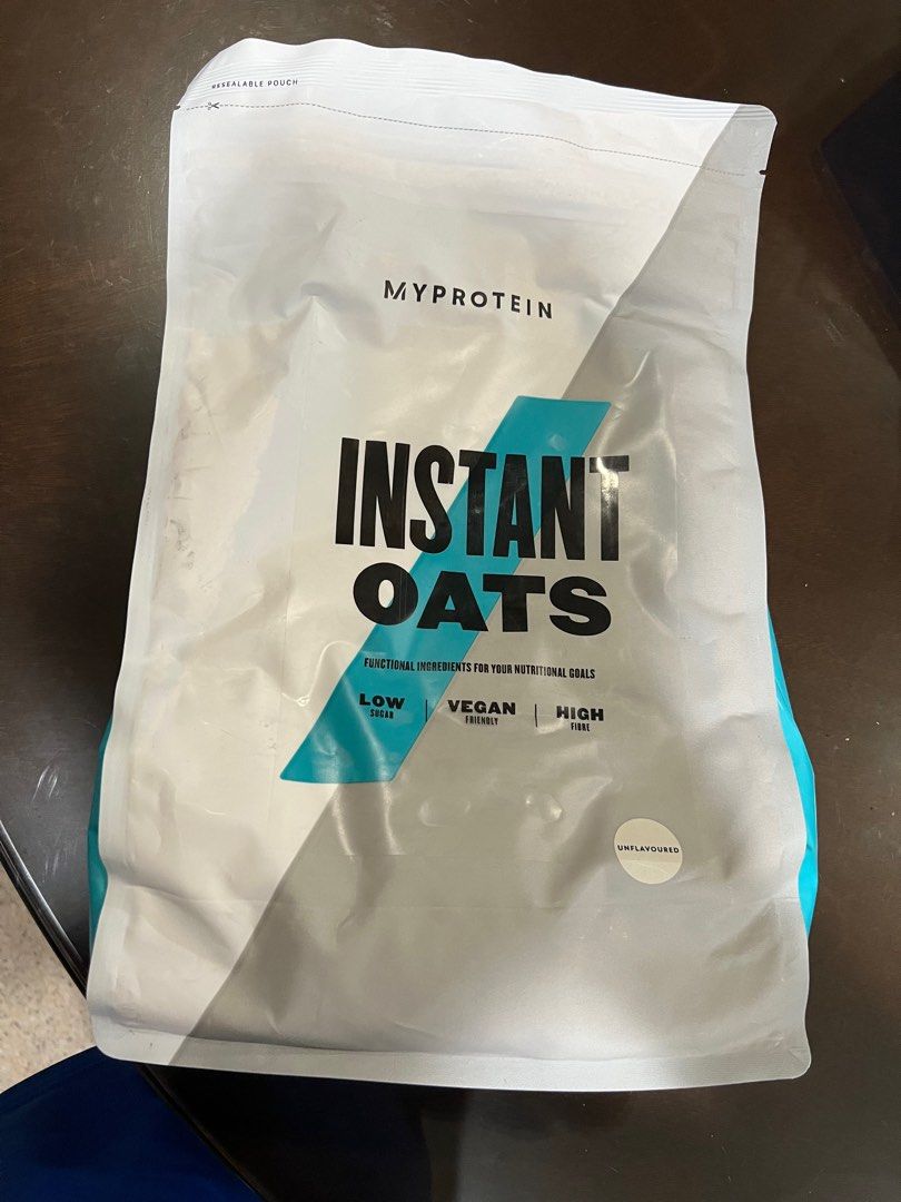 MyProtein Instant Oats (unflavored) 2.5kg, Health & Nutrition, Health ...