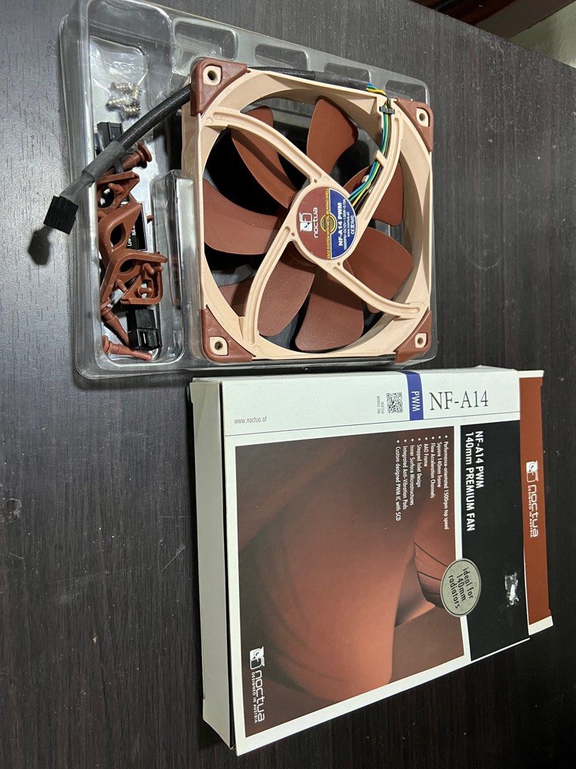 NOCTUA NF-A14 140mm Fan, Computers & Tech, Parts & Accessories ...