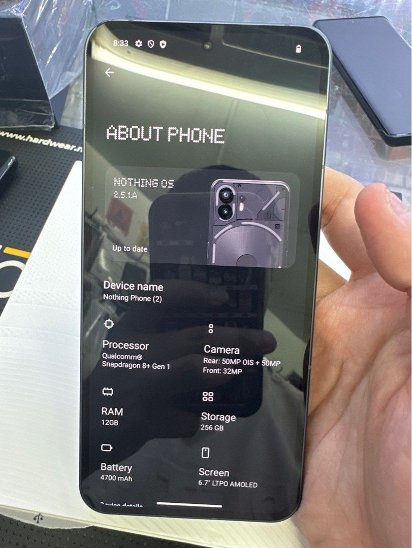 Nothing Phone 2 Dark Grey 256GB, Mobile Phones & Gadgets, Mobile Phones ...
