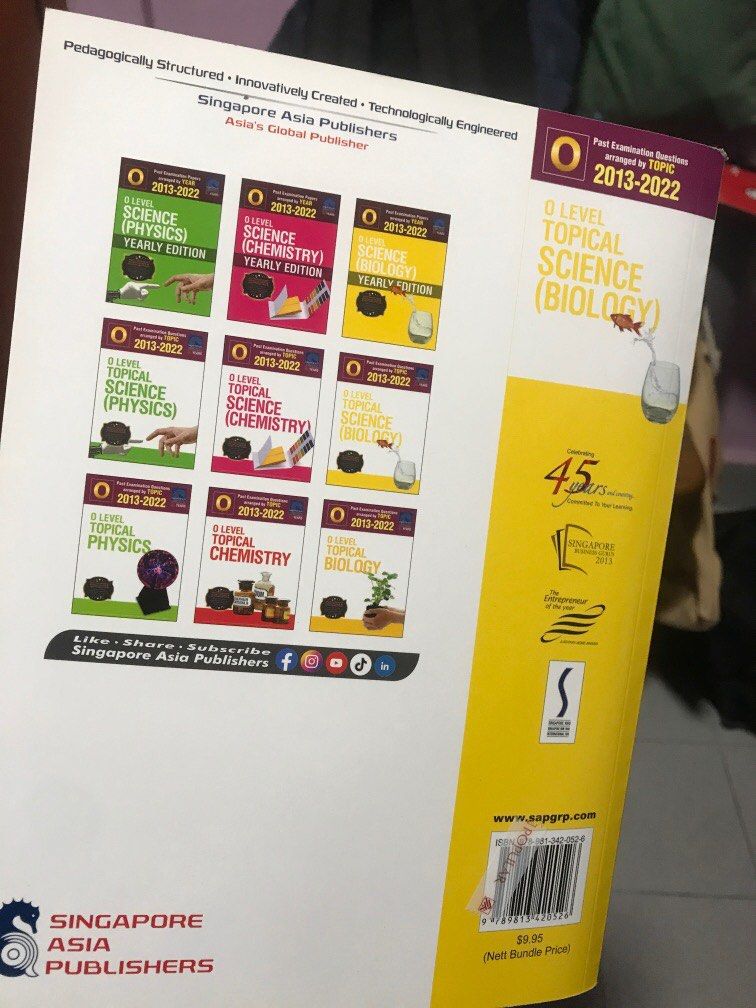 O Level Biology TYS combine science, Hobbies & Toys, Books & Magazines ...