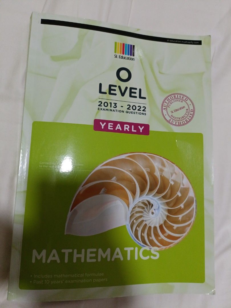 O level math yearly TYS, Hobbies & Toys, Books & Magazines, Assessment ...