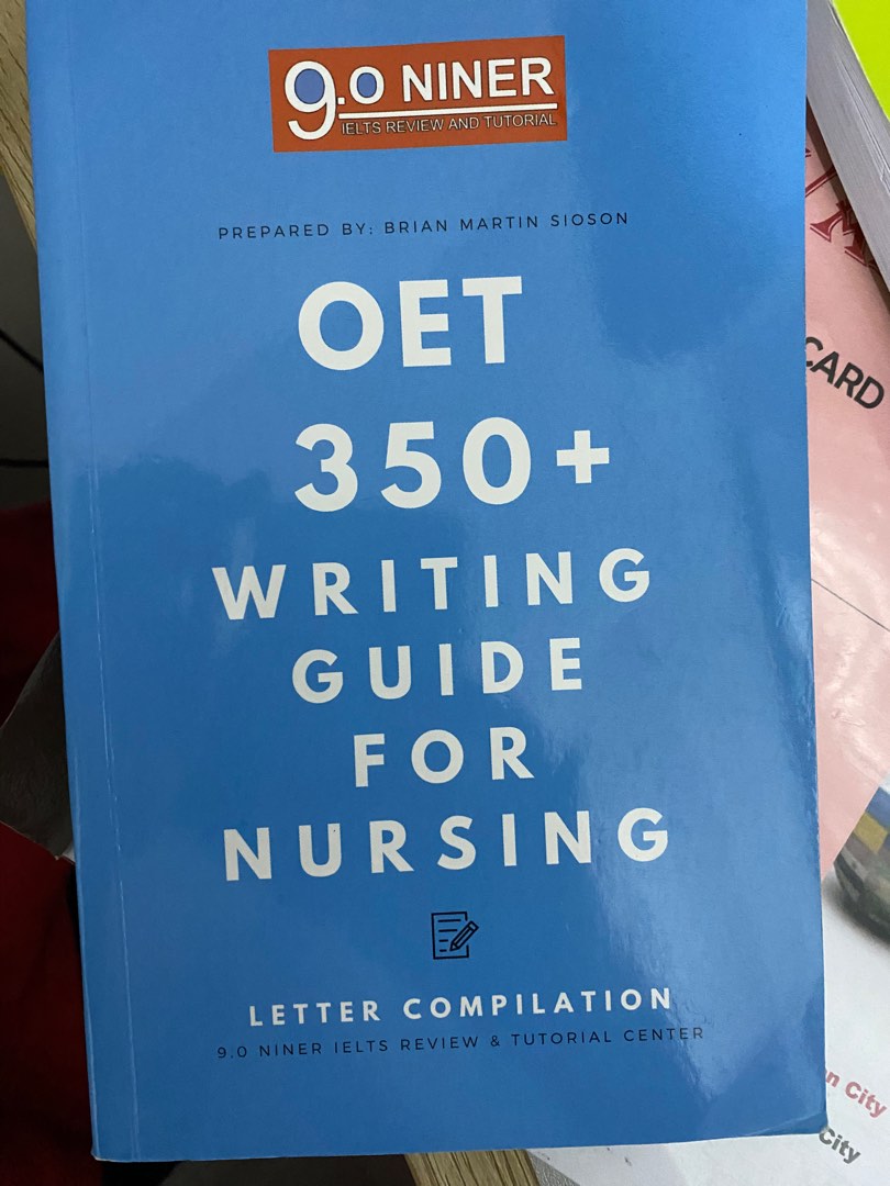 OET WRITING and SPEAKING REVIEWER, IELTS CEVAS BOOK REVIEWER, Hobbies ...