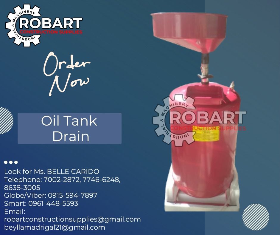 Oil Tank Drain, Commercial & Industrial, Construction Tools & Equipment ...