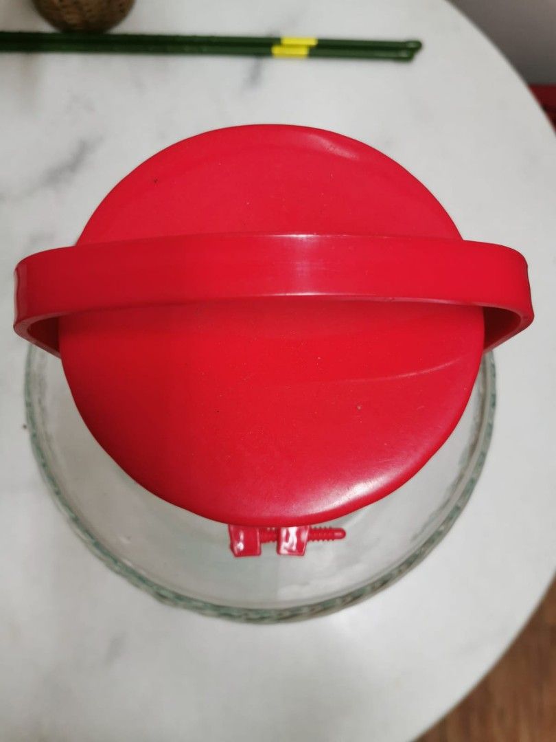 Retro Old School Glass Containers, Furniture & Home Living, Kitchenware ...