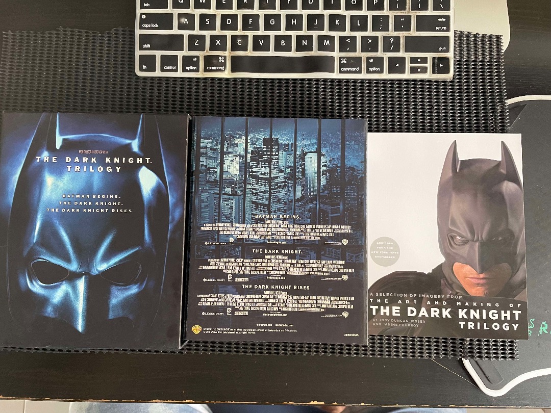 Original Dark Knight Trilogy Blu Ray Box Set, Hobbies & Toys, Music ...