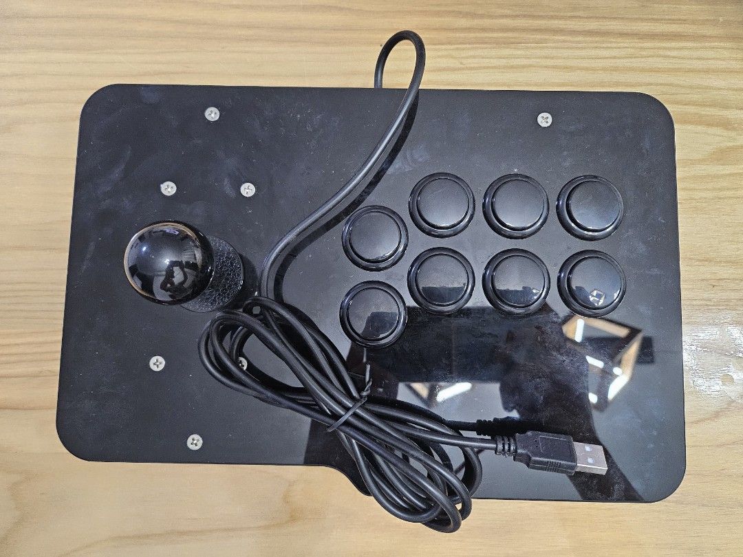 Sanwa buttons fighting stick for PC, Video Gaming, Gaming Accessories ...