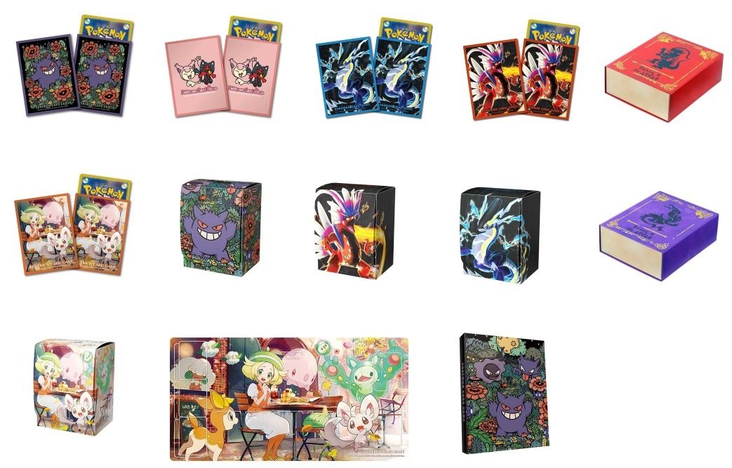 Pokemon Card Game TCG Supply Goods Sleeves / Deck Box / File / Refill ...