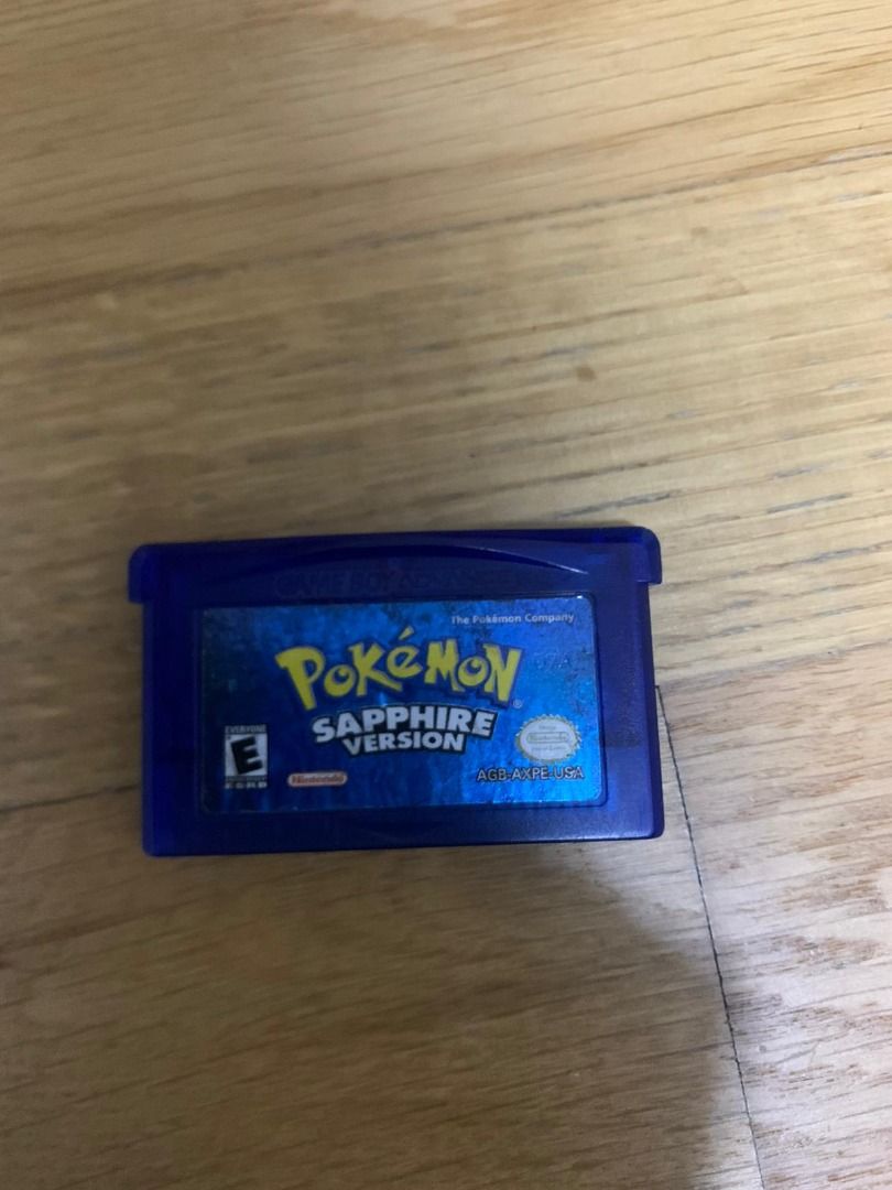 Pokemon Sapphire GBA (Gameboy Advanced), Video Gaming, Video Games ...