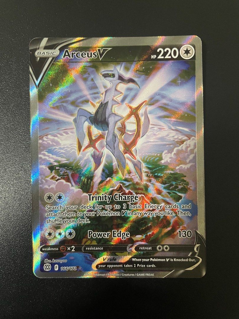 Pokemon TCG Arceus V - 166/172 - Alternate Art Ultra Rare Sword ...