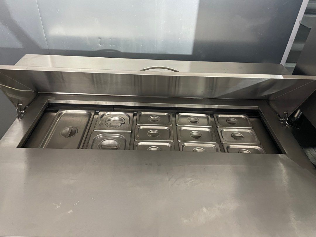 Polariz open chiller / topping chiller / open showcase / salad chiller ...