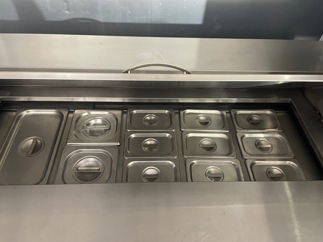 Polariz open chiller / topping chiller / open showcase / salad chiller ...