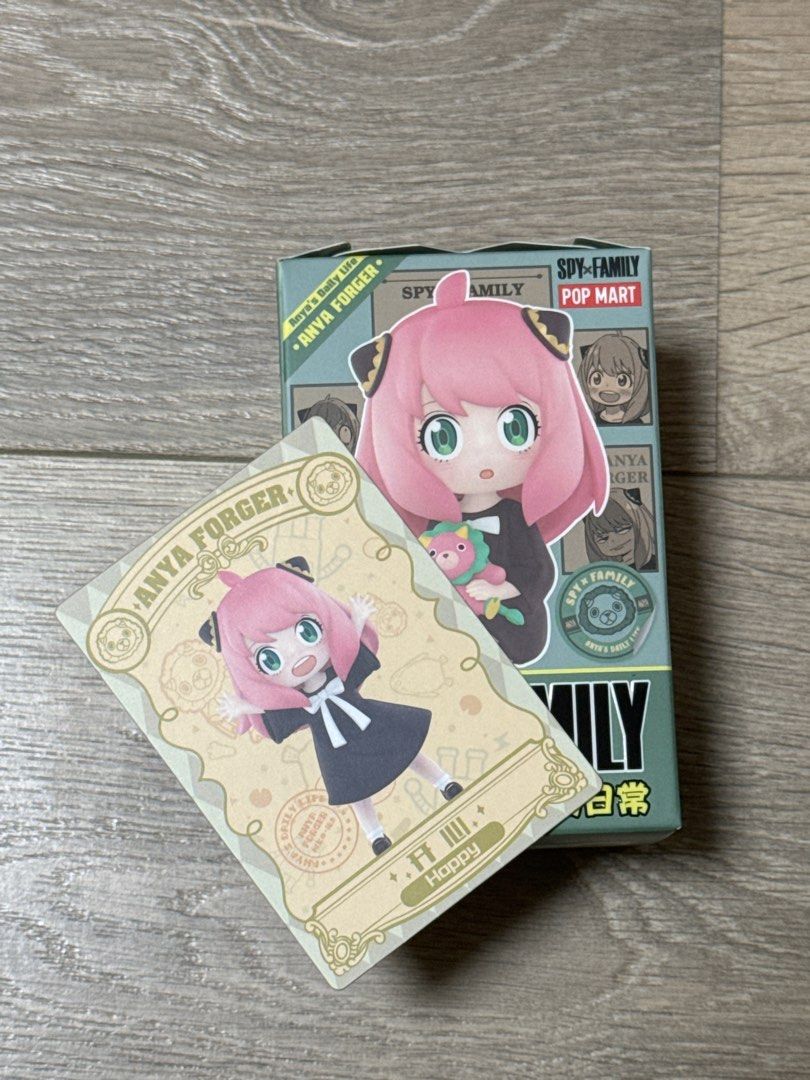 Popmart Anya Foger, Hobbies & Toys, Toys & Games on Carousell