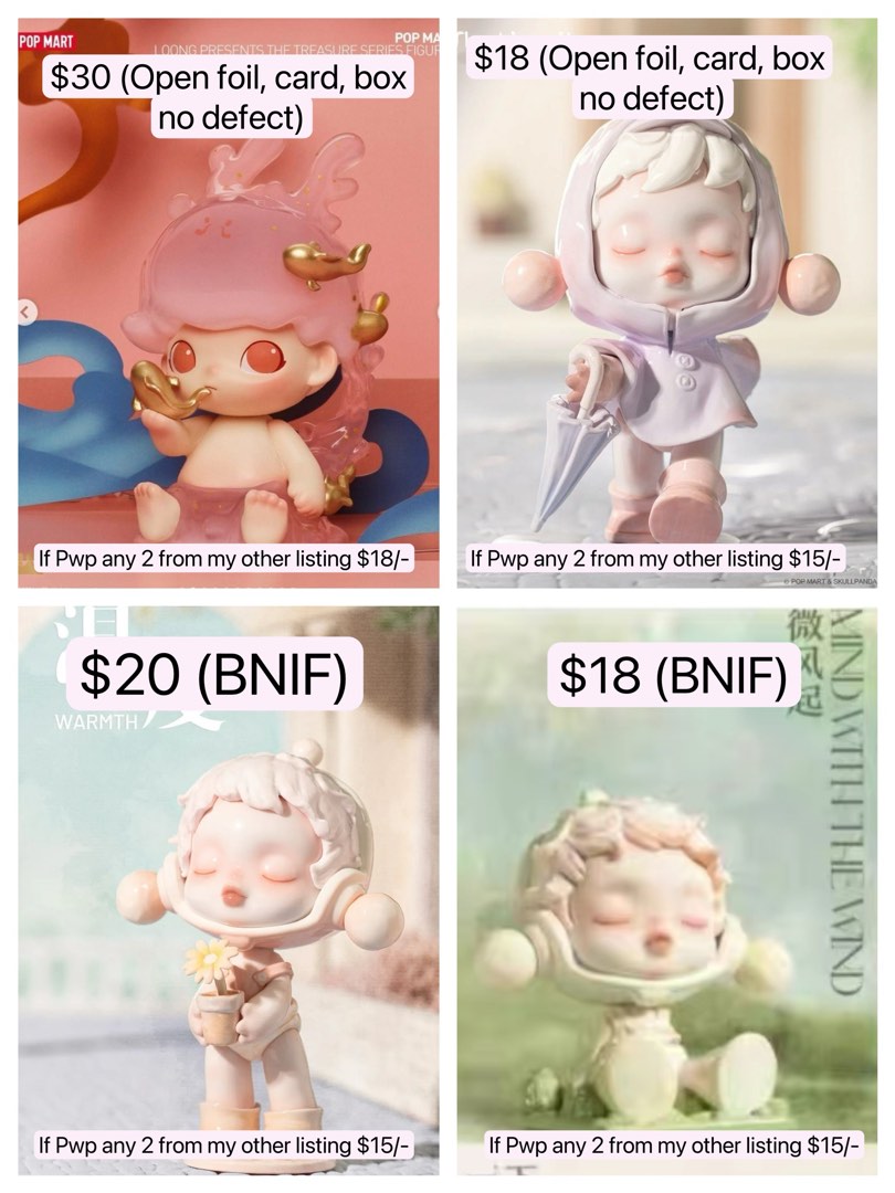 WTS POPMART Dimoo / Skullpanda / Hacipupu / Sanrio, Hobbies & Toys ...