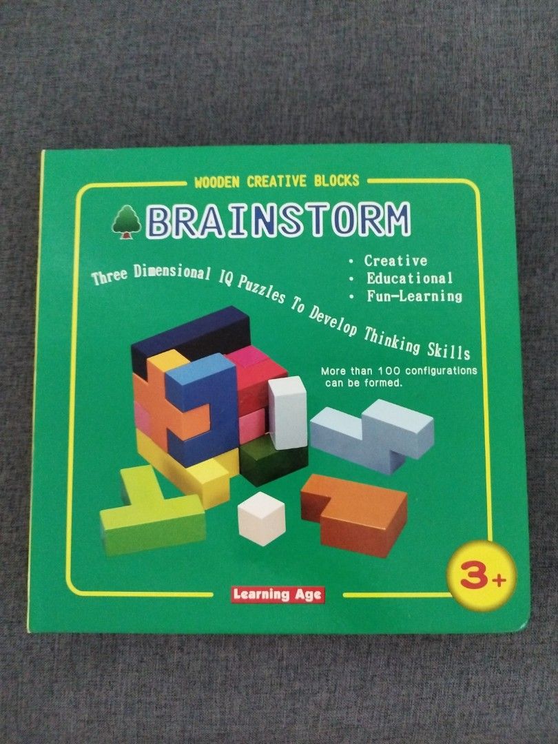 Preloved brain block brick game, Hobbies & Toys, Toys & Games on Carousell