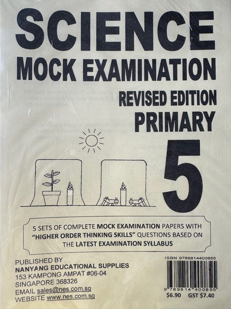 Primary 5 P5 Science Mock Examination, Hobbies & Toys, Books ...