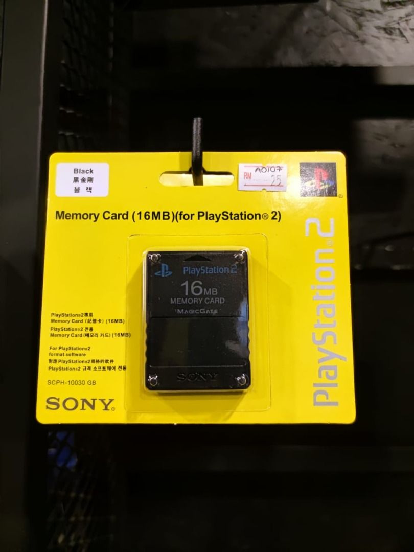 PS2 MEMORY CARD 16MB, Video Gaming, Gaming Accessories, In-Game Products on Carousell