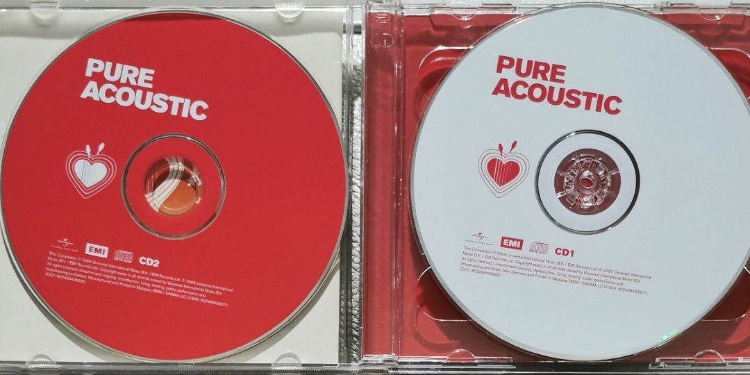 PURE ACOUSTIC 2CD COMPILATION, Hobbies & Toys, Music & Media, CDs ...