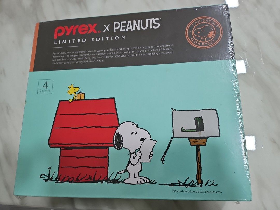 Pyrex peanuts 4piece set, Furniture & Home Living, Kitchenware ...