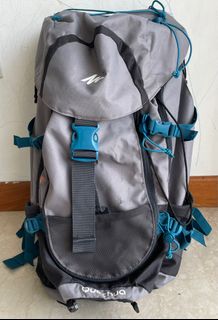 Quechua Forclaz 50L Hiking Backpack 50 litres Grey, Men's Fashion, Bags, Backpacks on Carousell