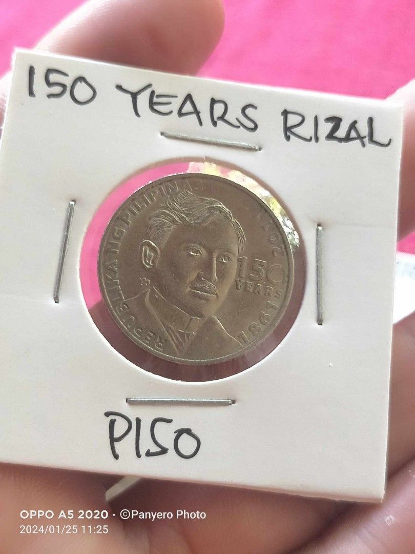 Rizal piso 150 years, Hobbies & Toys, Memorabilia & Collectibles ...