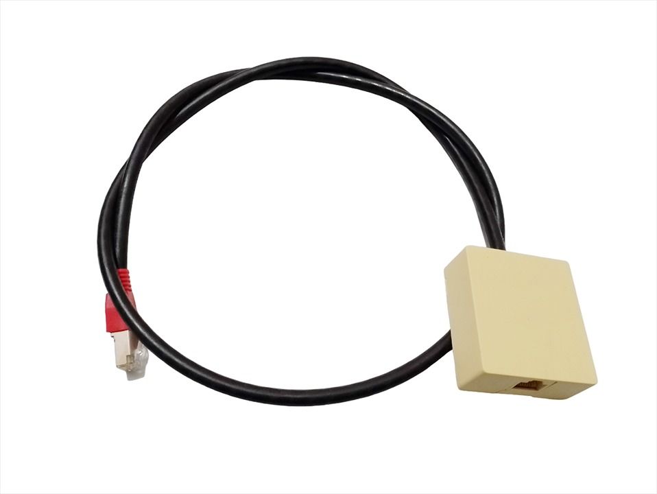 RJ45 MALE CAT6 OUTDOOR LAN CABLE to RJ45 MODULAR 8P8C BOX 1-PORT ...