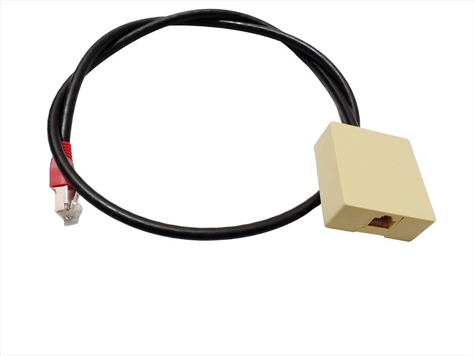 RJ45 MALE CAT6 OUTDOOR LAN CABLE to RJ45 MODULAR 8P8C BOX 1-PORT ...