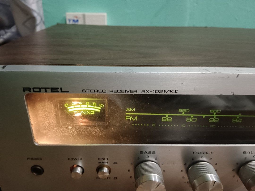 Rotel RX-102MKII ( AM/FM Stereo Receiver ), Audio, Soundbars, Speakers ...