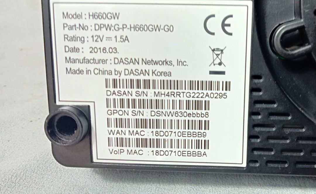 Router & Modem Dasan Yang Legendaris, Elektronik, Bagian Komputer & Aksesoris di Carousell