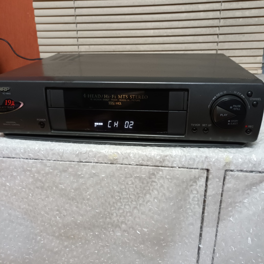SALE !!! Sharp VHS Video Player, Recorder Model - VC-H942. (For Repair ...