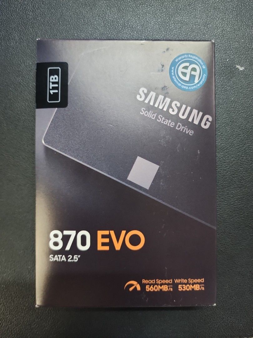 Samsung EVO 870 1TB SSD, Computers & Tech, Parts & Accessories, Hard ...